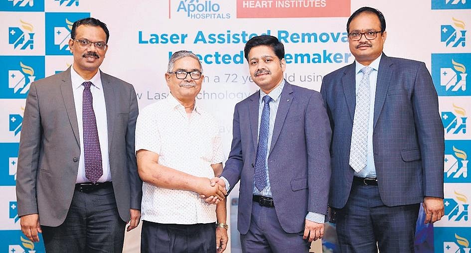 Chennai's Apollo doctors remove infected pacemaker