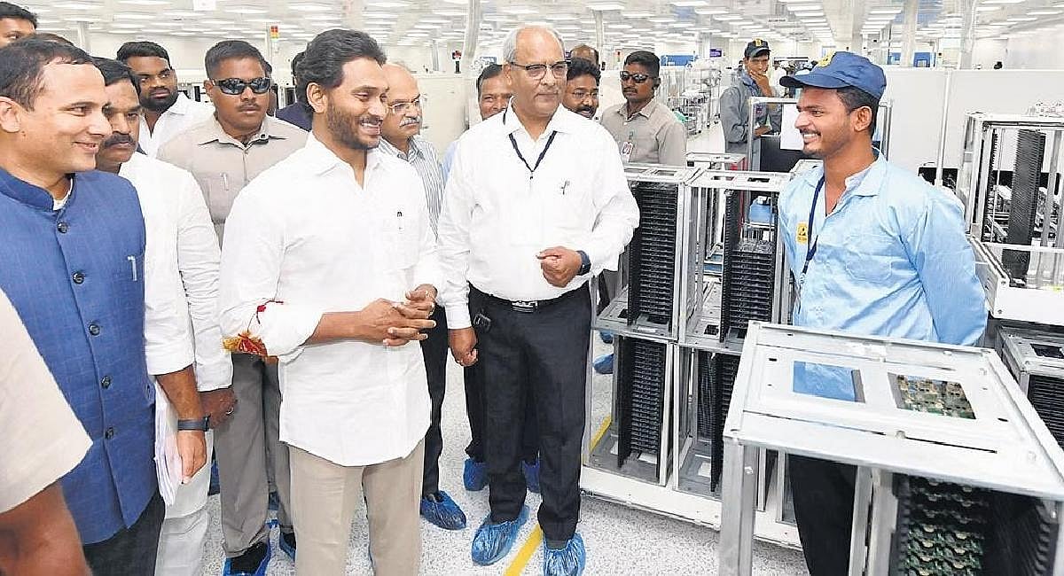 CM inaugurates AIL Dixon Tech unit at Kopparthi cluster