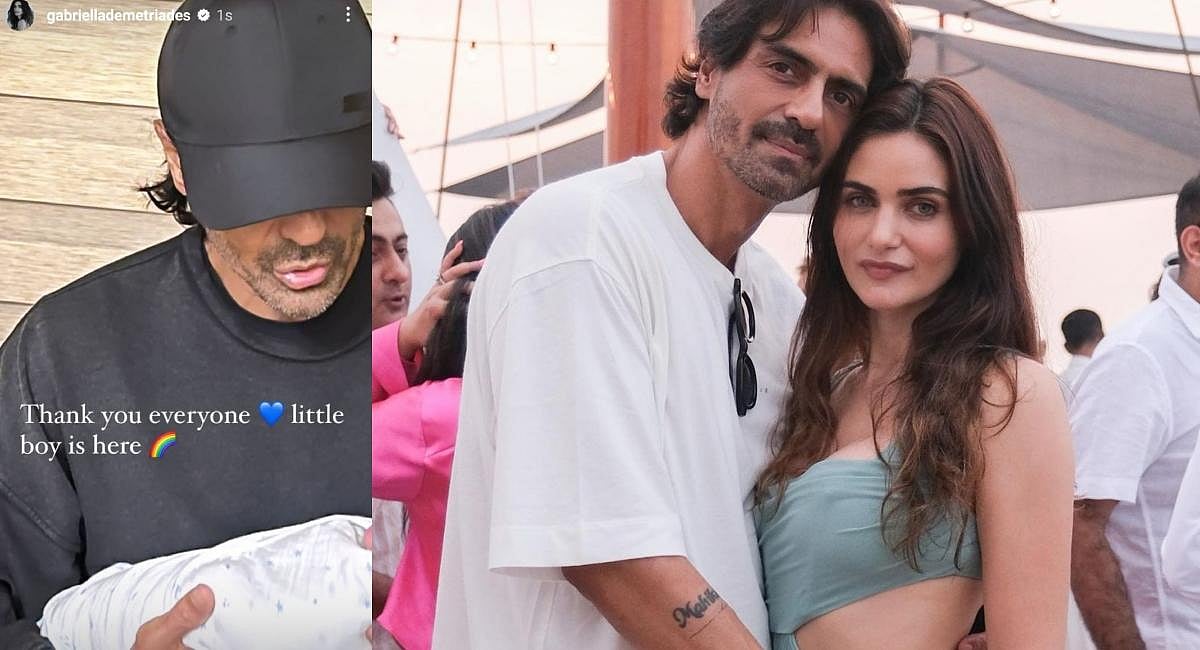 Arjun Rampal and Gabriella Demetriades welcome second baby boy