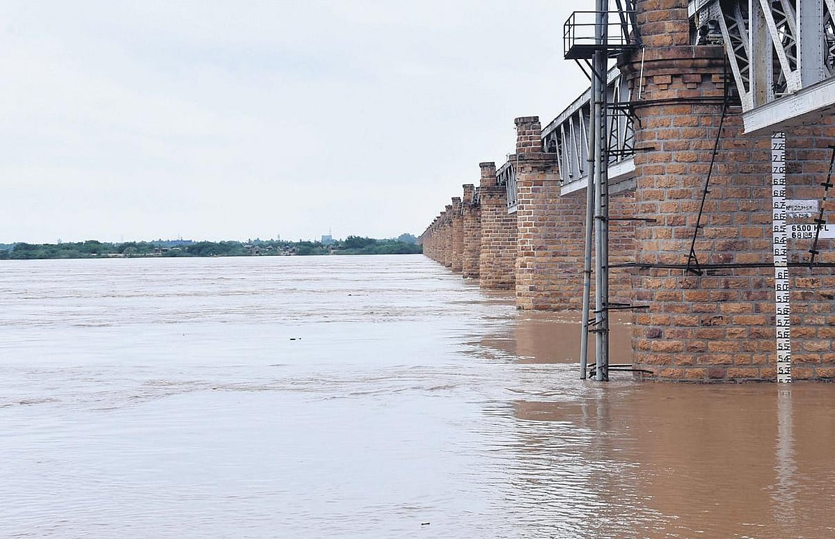 Eight vulnerable points identified on flood banks of Godavari river