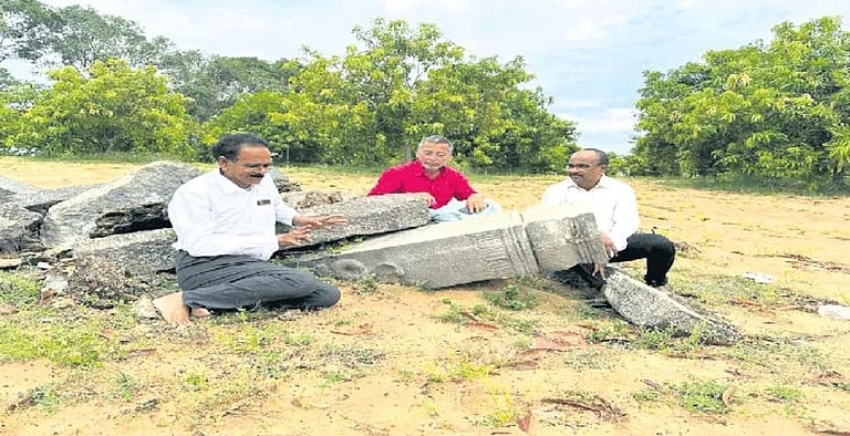 Recent rains destroy 400-year-old heritage structure in Motupalli