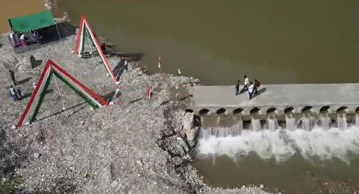 Indian Army connects last village in Machaal Sector with "Bhagat Bridge"