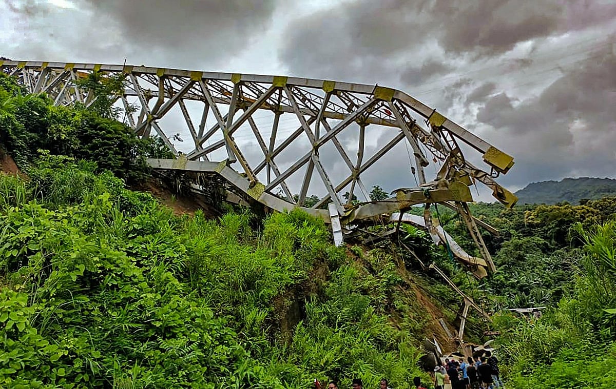 Mizoram under-construction railway bridge collapse death toll rises to 23