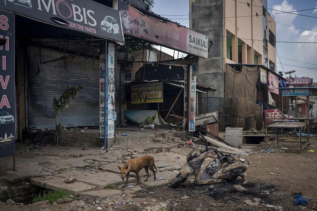 Haryana violence: Paramilitary forces conduct flag march in Nuh amid curfew