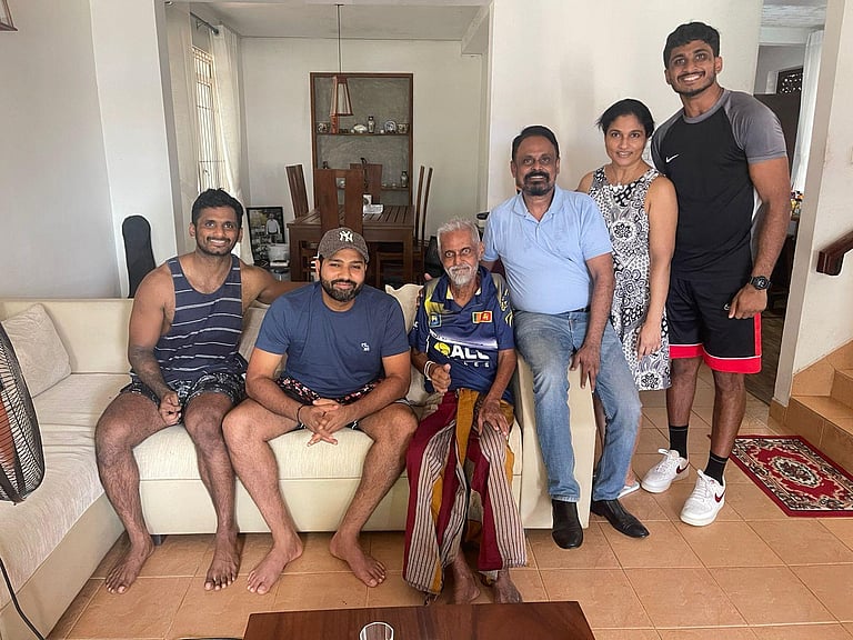 Rohit meets ailing Percy, Super Fan may attend India-Sri Lanka game