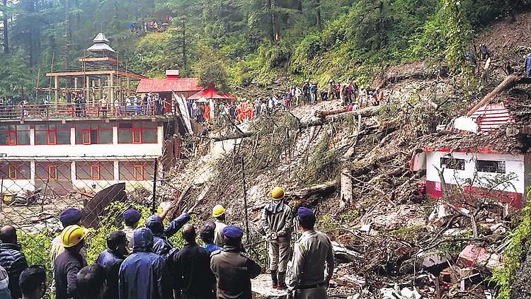 Man-made disaster in Himachal Pradesh