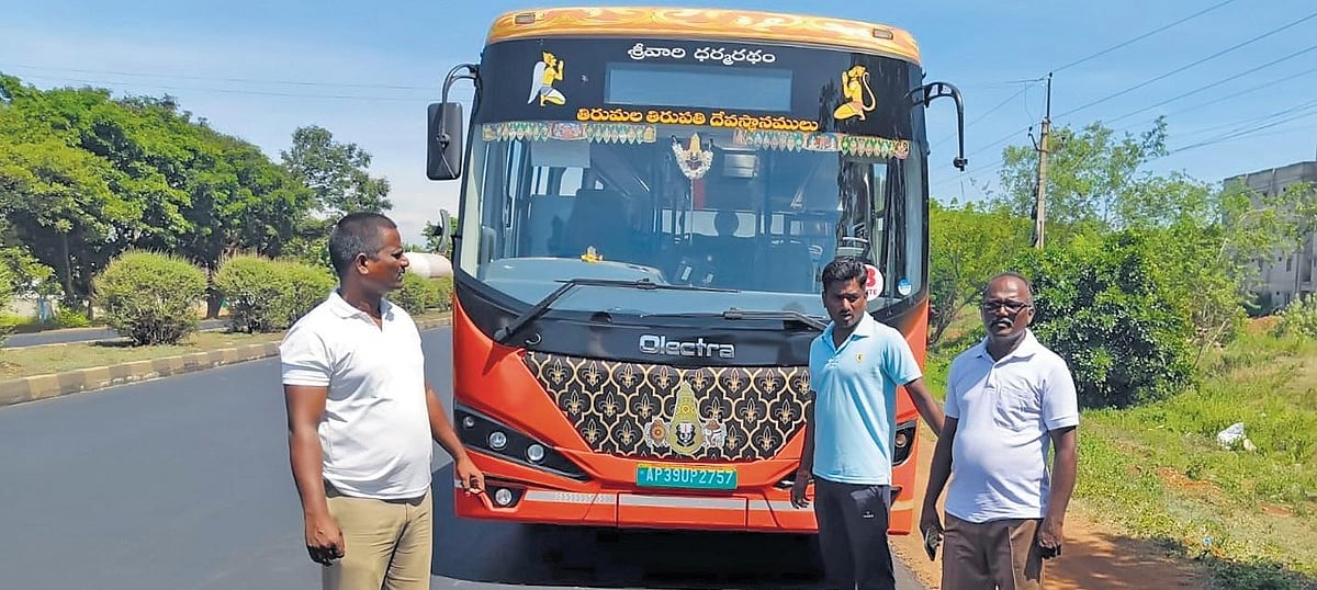 Miscreant takes TTD’s electric bus for a spin