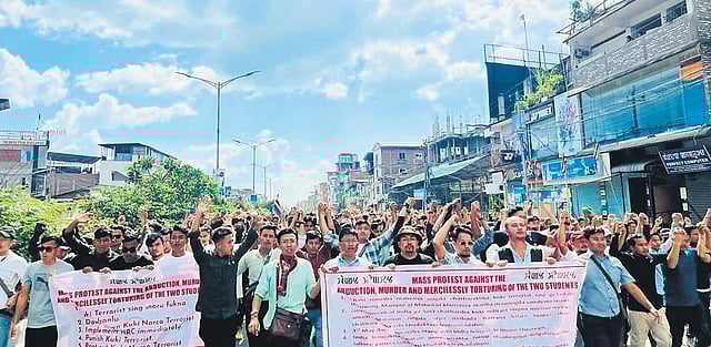 Manipur protest continues as kin wait for bodies of students