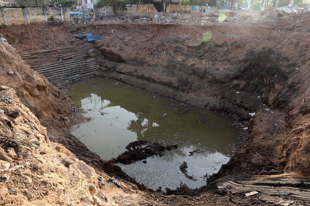 19th century stepwell rediscovered; experts urge extreme care during ...