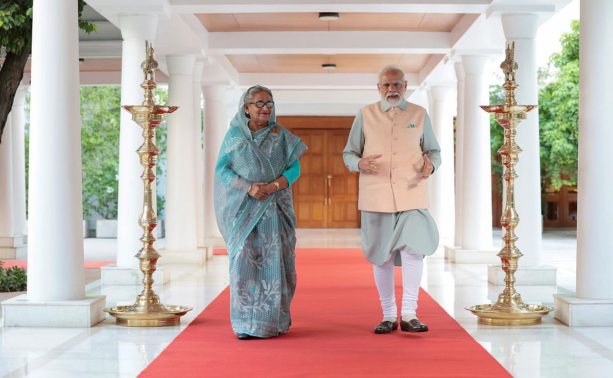 'Progress gladdening': PM Modi, Sheikh Hasina hold talks on ...