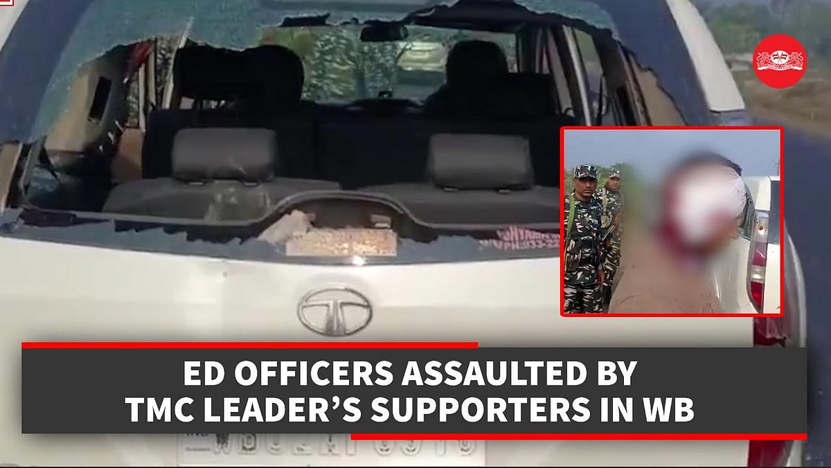 ED officers assaulted by TMC leader’s supporters in West Bengal