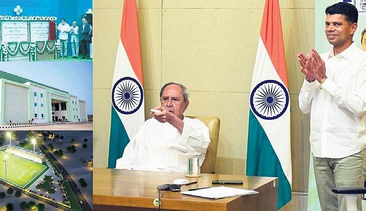 Odisha CM inaugurates Burla indoor stadium, launches Sambalpur Football ...