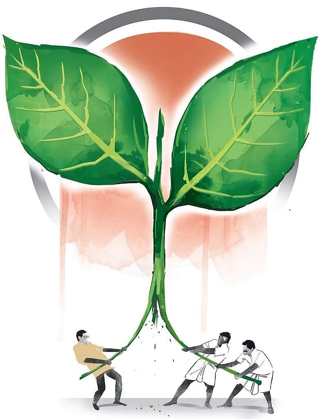 When even MGR couldn’t overcome magic of Two Leaves symbol