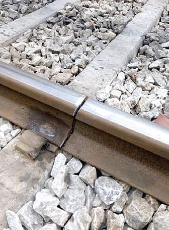 Railway patrol squad detects crack in track, averts train mishap