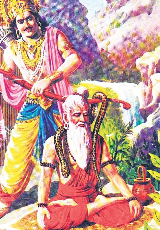 Parikshit restores dharma and mother earth