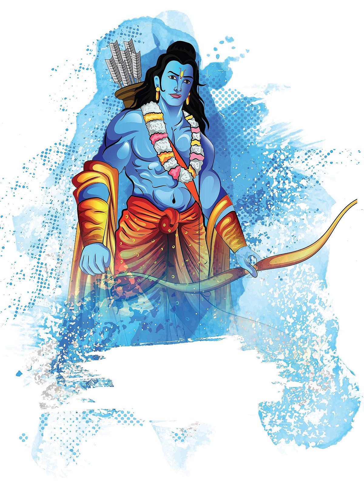 Rama God Lord Rama's Five Sacred Manifestations