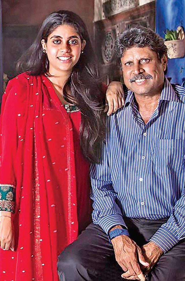 Kapil Dev’s daughter Amiya turns AD for ’83