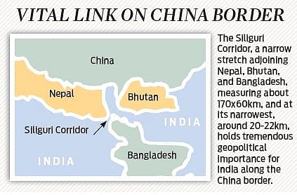 Border forces to guard strategic Siliguri Corridor in peacetime