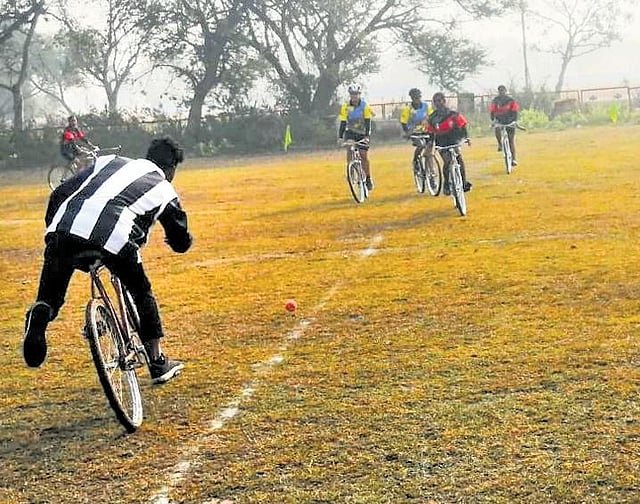 Arun G: Going solo for the game of cycle polo