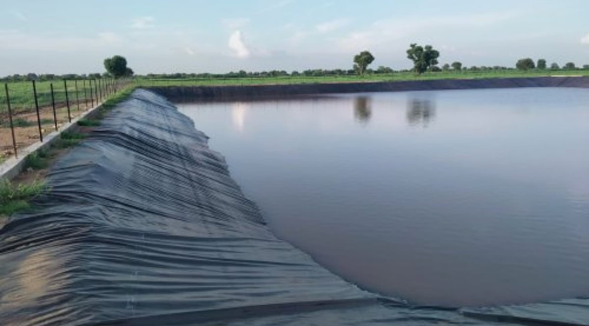 Planning of construction of fish pond