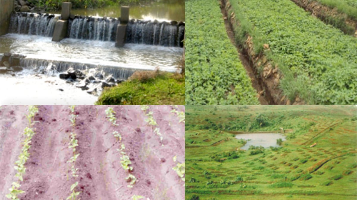 For dryland farming Inland water conservation