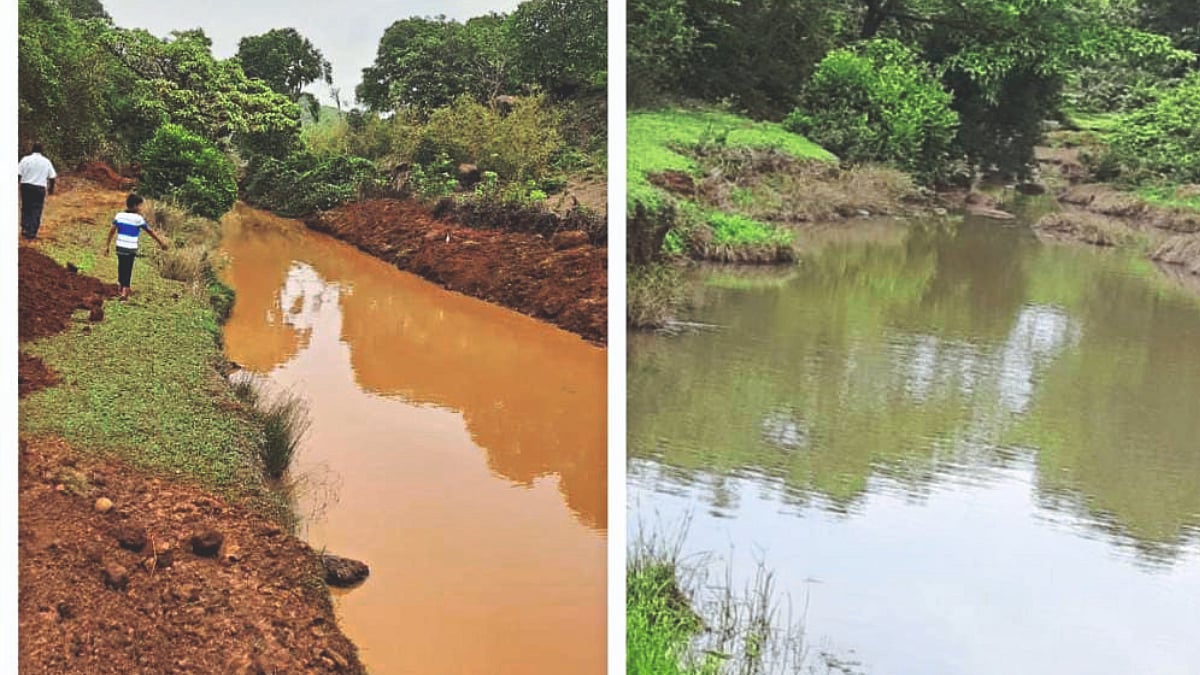 देवळ्यातील मृत ओढा झाला पुनरुज्जीवित|Deepening and widening of the stream