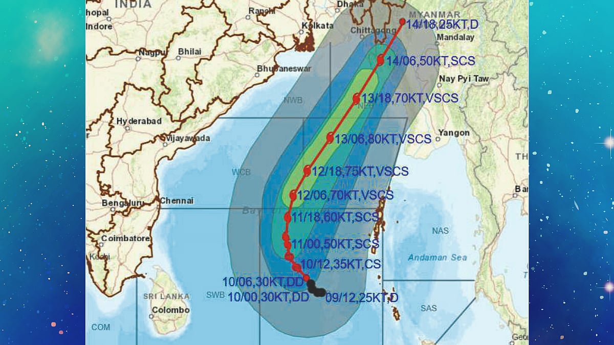 Mocha Cyclone । ‘मोचा’ चक्रीवादळाची तीव्रता वाढतेय । Cyclone Mocha's ...