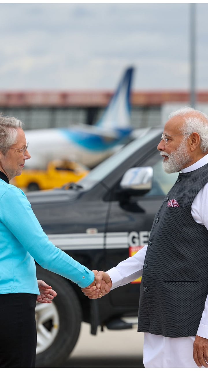 Narnedra Modi: मोदी पोहचले फ्रान्सला, पण स्वागतासाठी एकच महिलेची ...