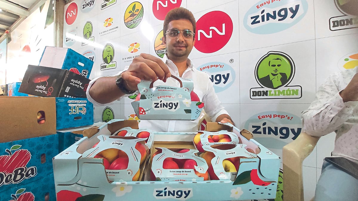 French Apple। पुणे बाजारात फ्रान्सचे सफरचंद दाखल । French apples ...