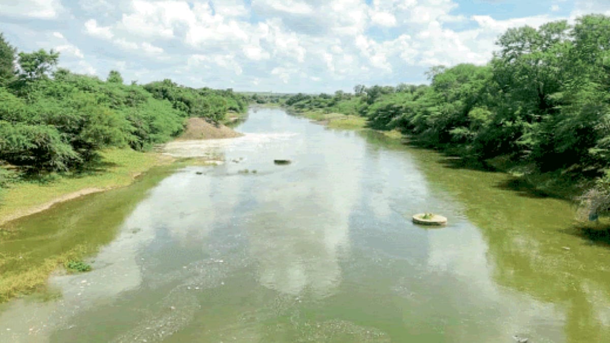 Sina River । कोरडेठाक सीना नदी पात्र दोन तासांत भरले काठोकाठ । dry ...