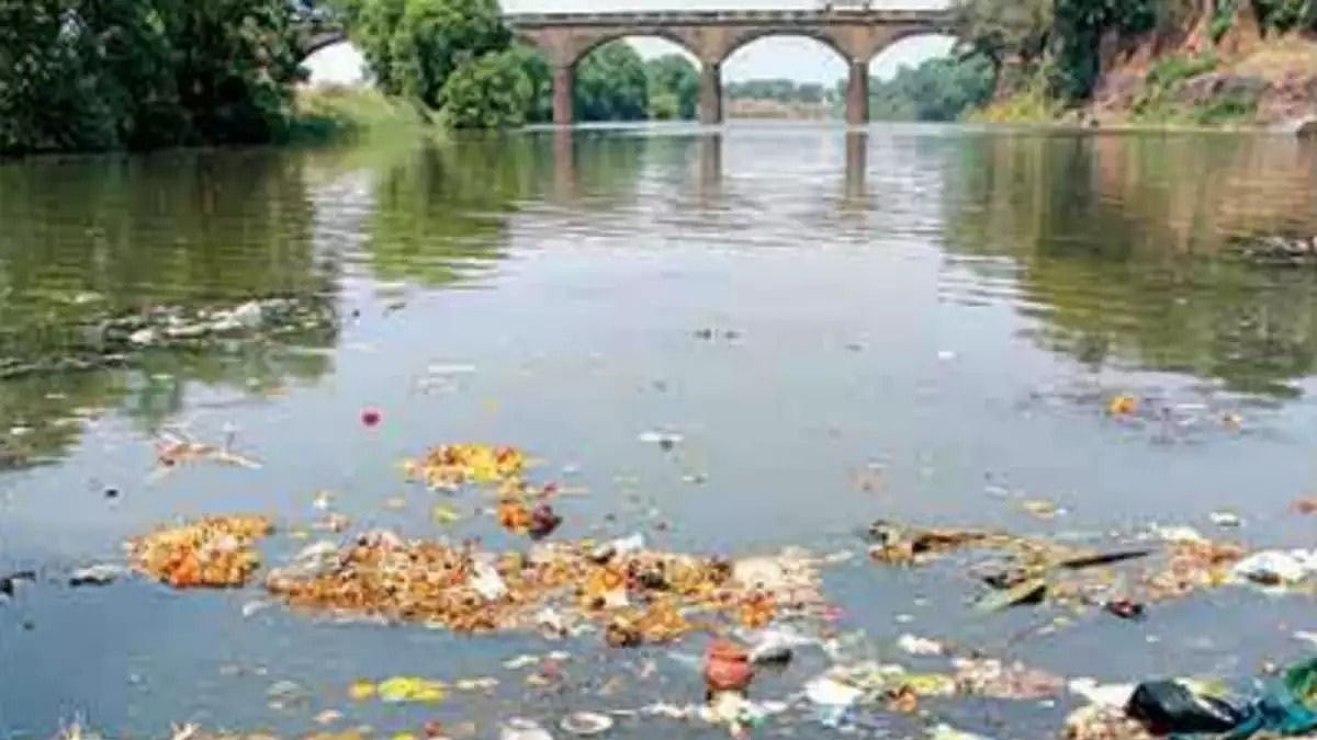 Panchaganga River Pollution : जनावरेही तोंड लावणार नाहीत असे पंचगंगा ...