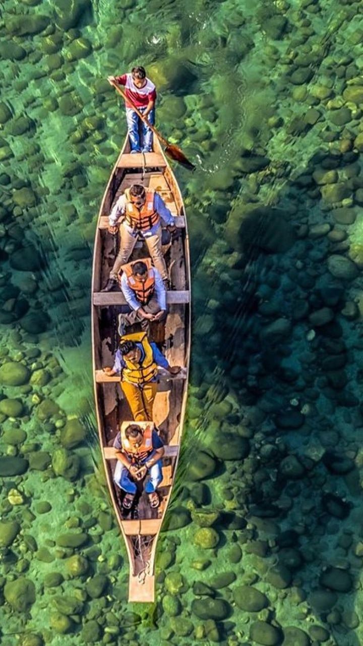 Dawki Lake | "या" नदीचे इतकं स्वच्छ पाणी आहे की तळ दिसतो|Umangot River ...