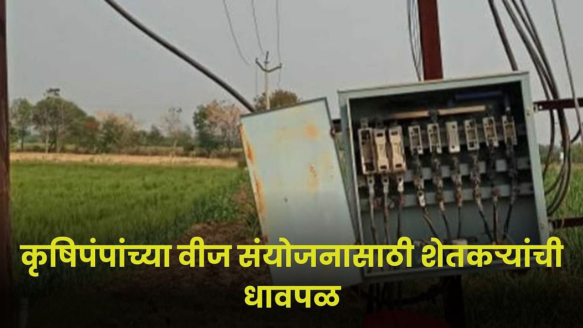 Agriculture Electricity | कृषिपंपांच्या वीज संयोजनासाठी शेतकऱ्यांची ...
