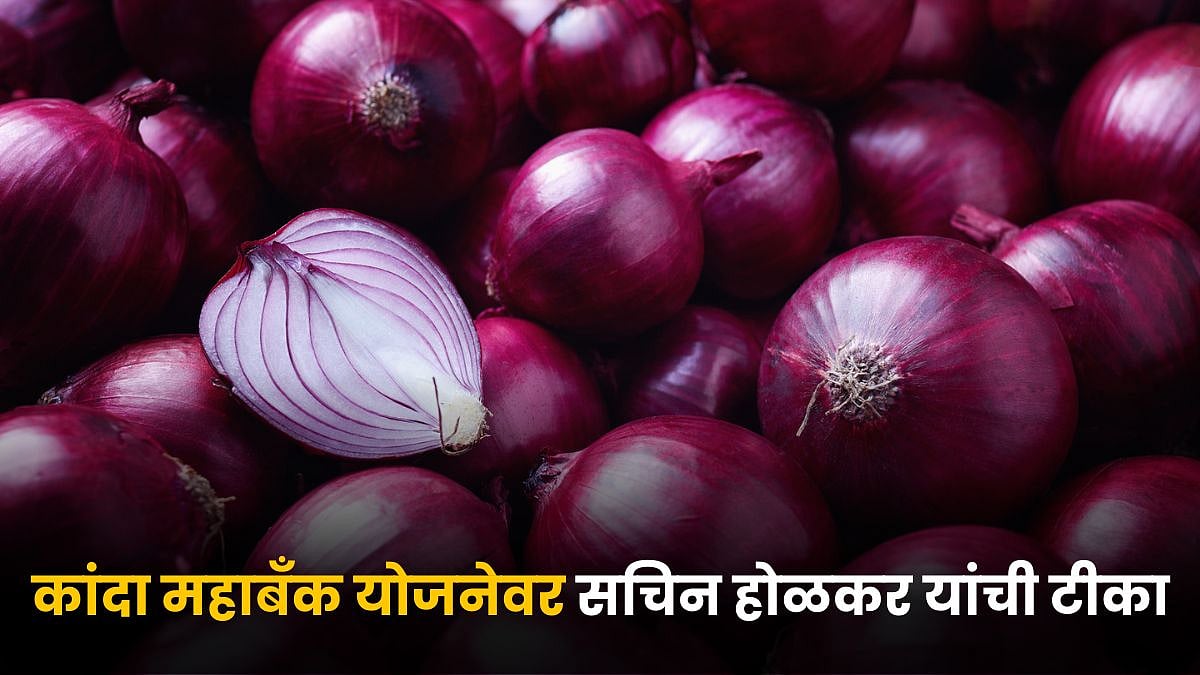 Onion Mahabank Scheme | कांदा महाबँक योजनेवर सचिन होळकर यांची टीका ...
