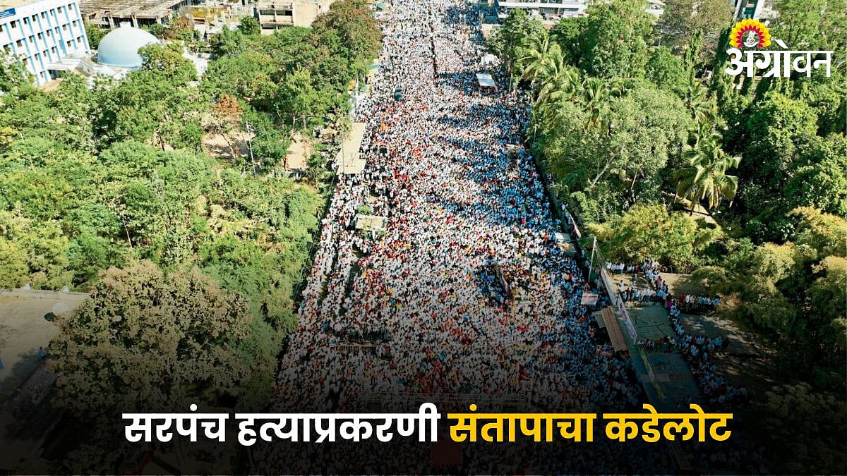 All Party Protest | "सरपंच हत्याप्रकरणी संतापाचा कडेलोट; धनंजय मुंडेंना ...