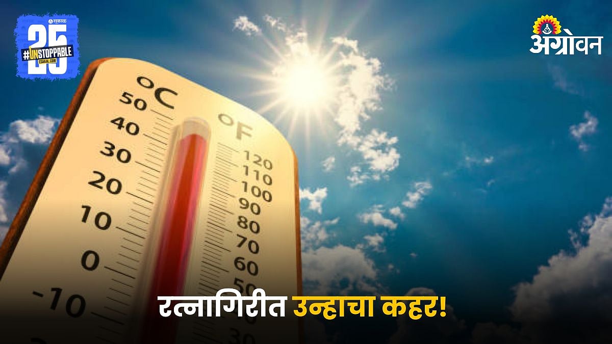 Maharashtra Heatwave | रत्नागिरीत उन्हाचा कहर! देशातील उच्चांकी तापमानाची नोंद | Rain Forecast ...