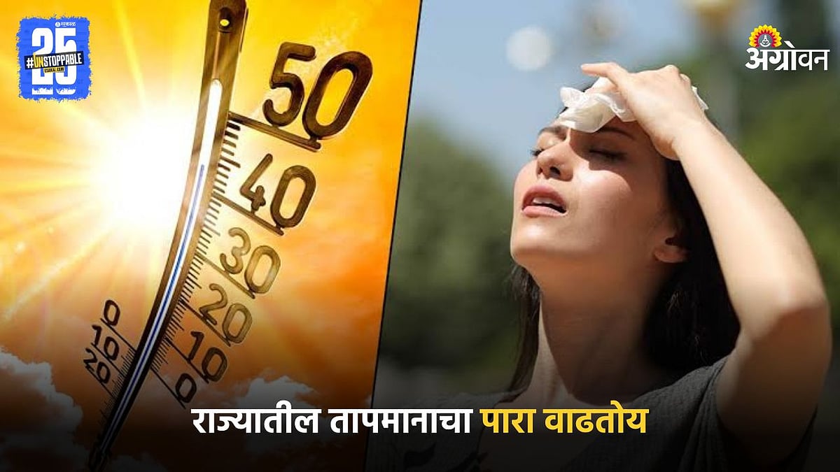 Maharashtra Summer Heat | राज्यातील तापमानाचा पारा वाढतोय; सोलापुरात देशातील सर्वाधिक कमाल ...