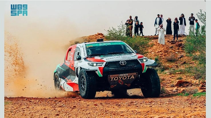 Saudi Toyota Desert Rally in its Second Day in Qassim