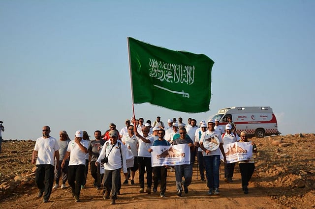Saudi Hiking goes on spreading the culture of walking through nature