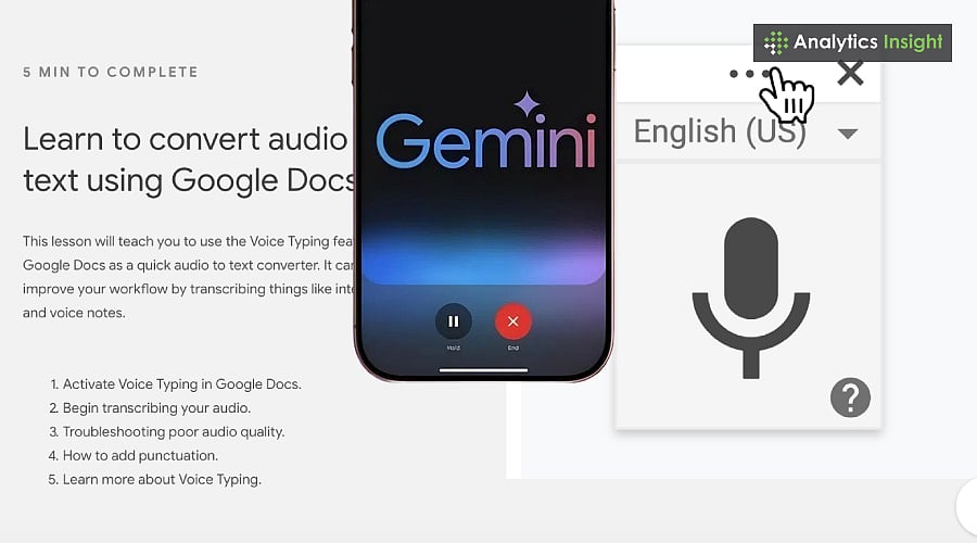 How Gemini's New Text-to-Speech Feature Works on Google Docs