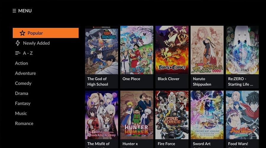 Most Popular Apps to Watch Anime
