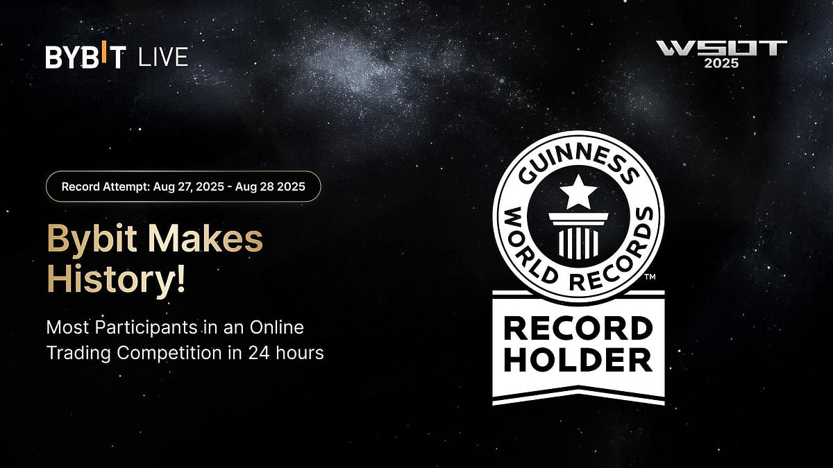 Bybit’s WSOT Achieves New GUINNESS WORLD RECORDS™ Title With Highest ...