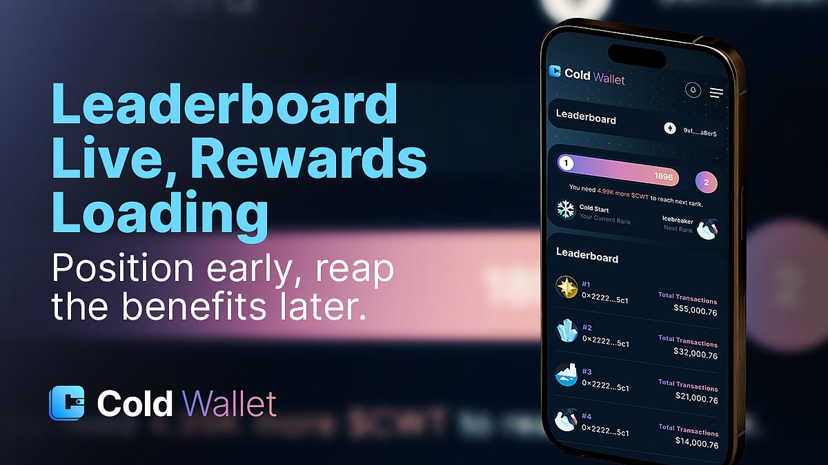 Crypto That Works for You: Cold Wallet’s $0.01058 Token Rewards You ...