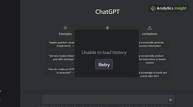 Tips to Fix ‘ChatGPT History Not Loading’ Error