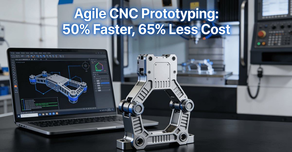 Agile CNC Prototyping Strategy | Cut Dev Cycles by 50% & Error Costs by 65%