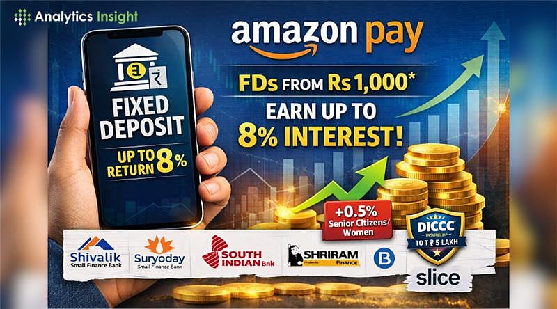Amazon Pay Enters Fixed Deposits With Rates Up To 8%