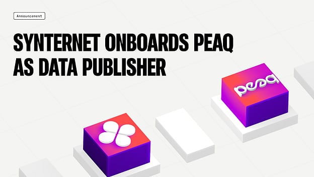 Synternet Announces Groundbreaking Integration of peaq As A Data Publisher