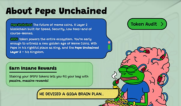 New Layer-2 Meme Coin Raises $2 Million in Record Time - Pepe Unchained ...