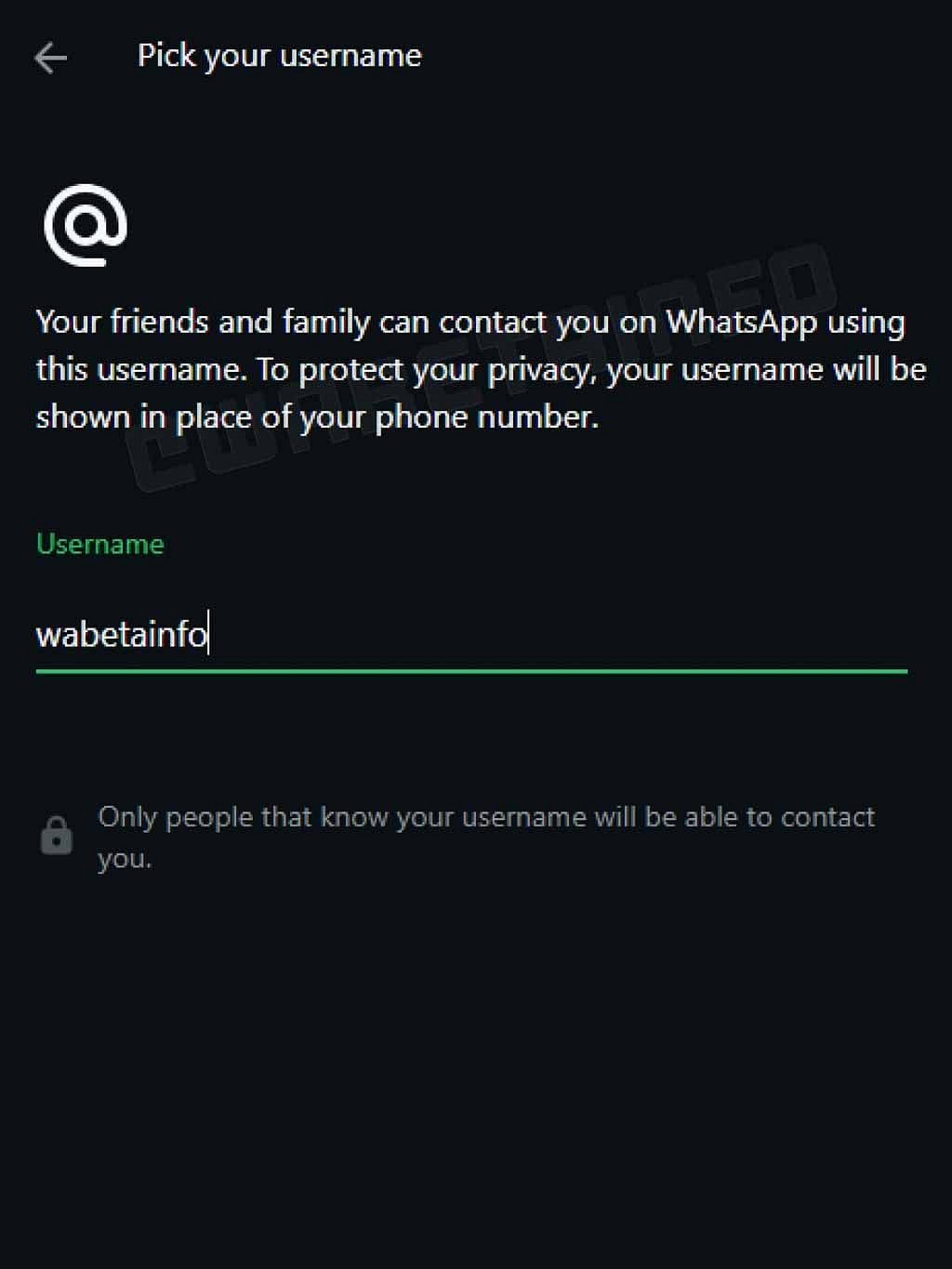WhatsApp Working to Launch Feature for Creating Usernames