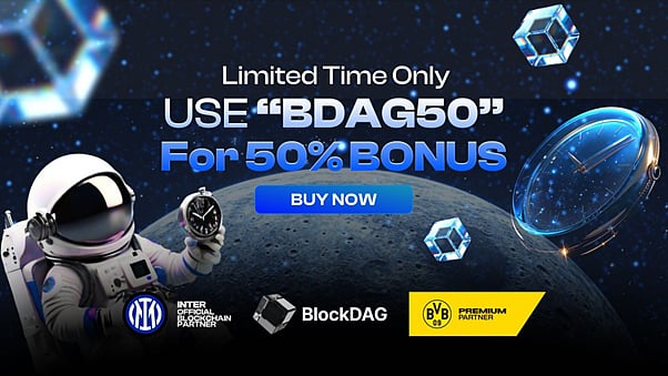 BlockDAG Testnet Launch Paired With 50% Bonus Code Triggers Rush; Aptos ...